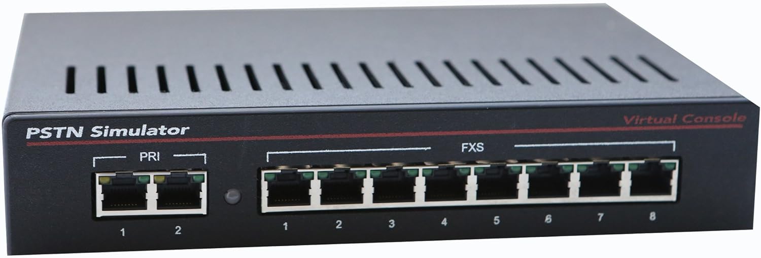 Vconsole 2 Port T1/E1/PRI + 8 Port FXS PSTN Simulator: Amazon.ca ...