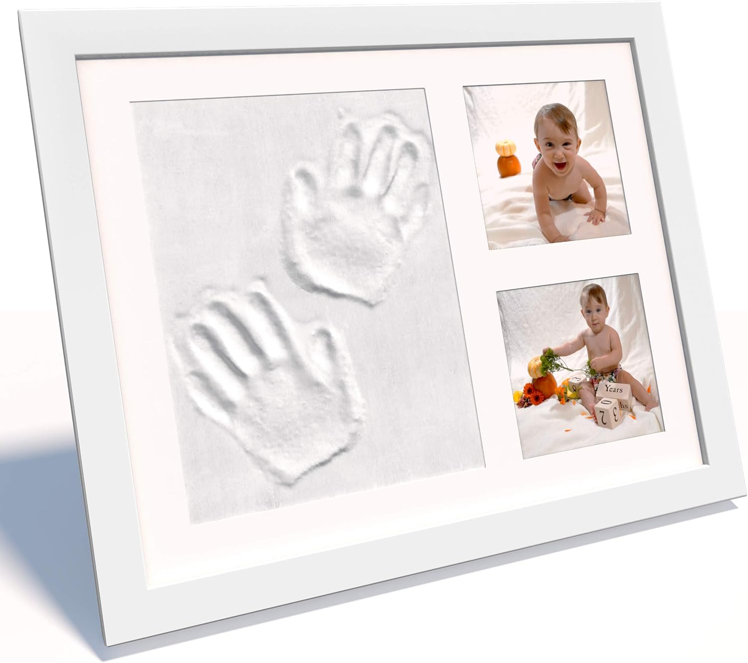 Baby Footprint & Handprint Clay Photo Frame Kit – BigaMart