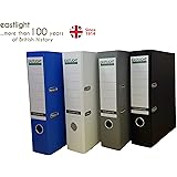 Eastlight A4 Extra Strong Black Lever Arch Files Plastic on Board ...