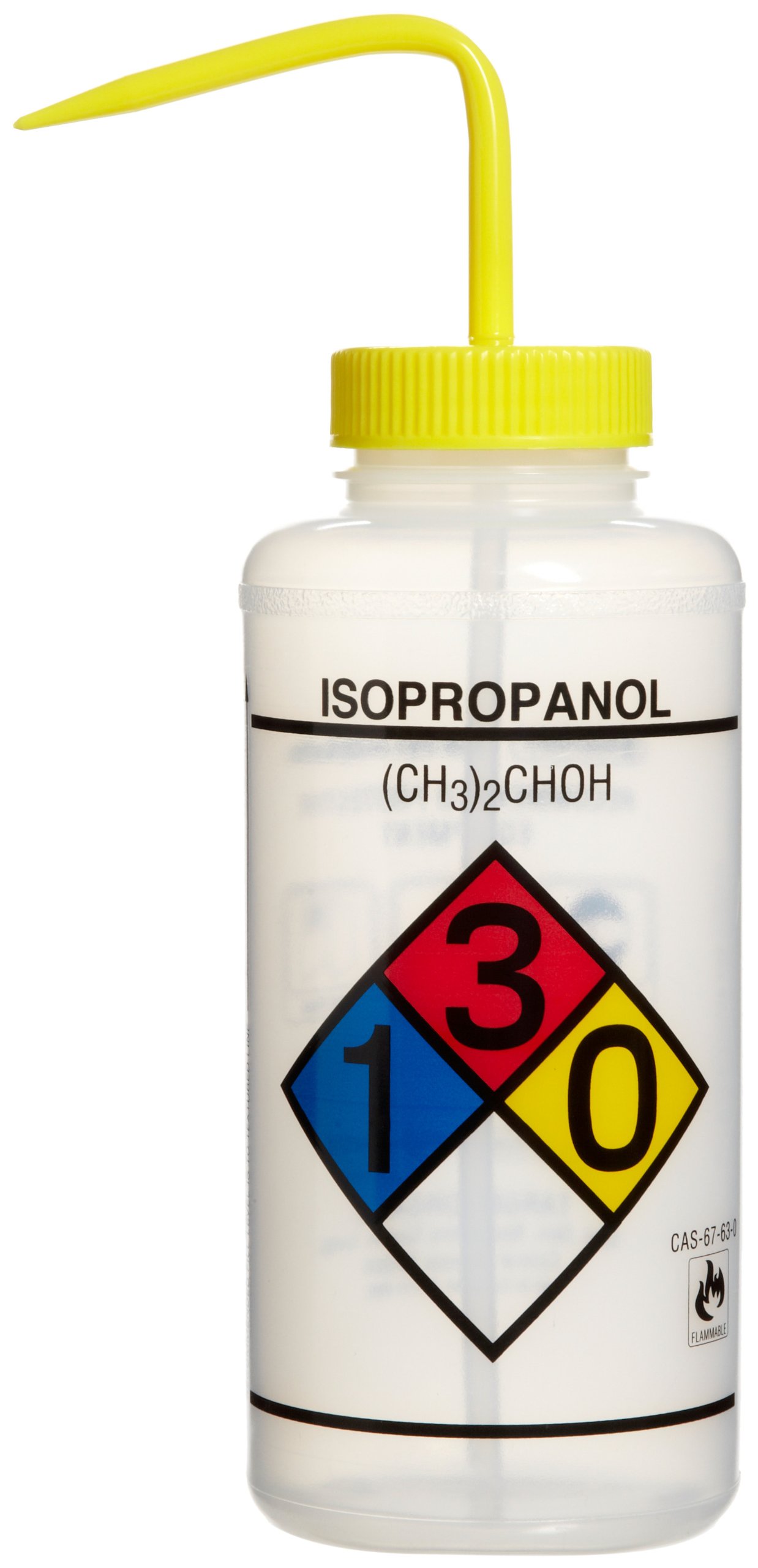 Buy Bel-Art Safety-Labeled 4-Color Isopropanol Wide-Mouth Wash Bottles ...
