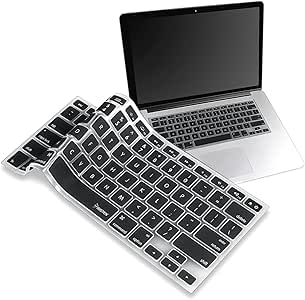 Amazon.com: Black Keyboard Silicone Cover Skin for Macbook 13" Unibody ...