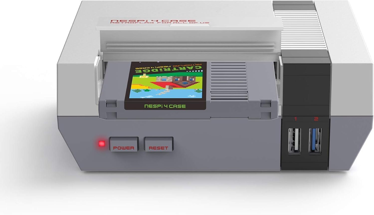 AKNES RETROFLAG Raspberry Pi 4 Case, NESPi 4 CASE with SSD CASE, Cooling Fan, HDMI Adaptor ...