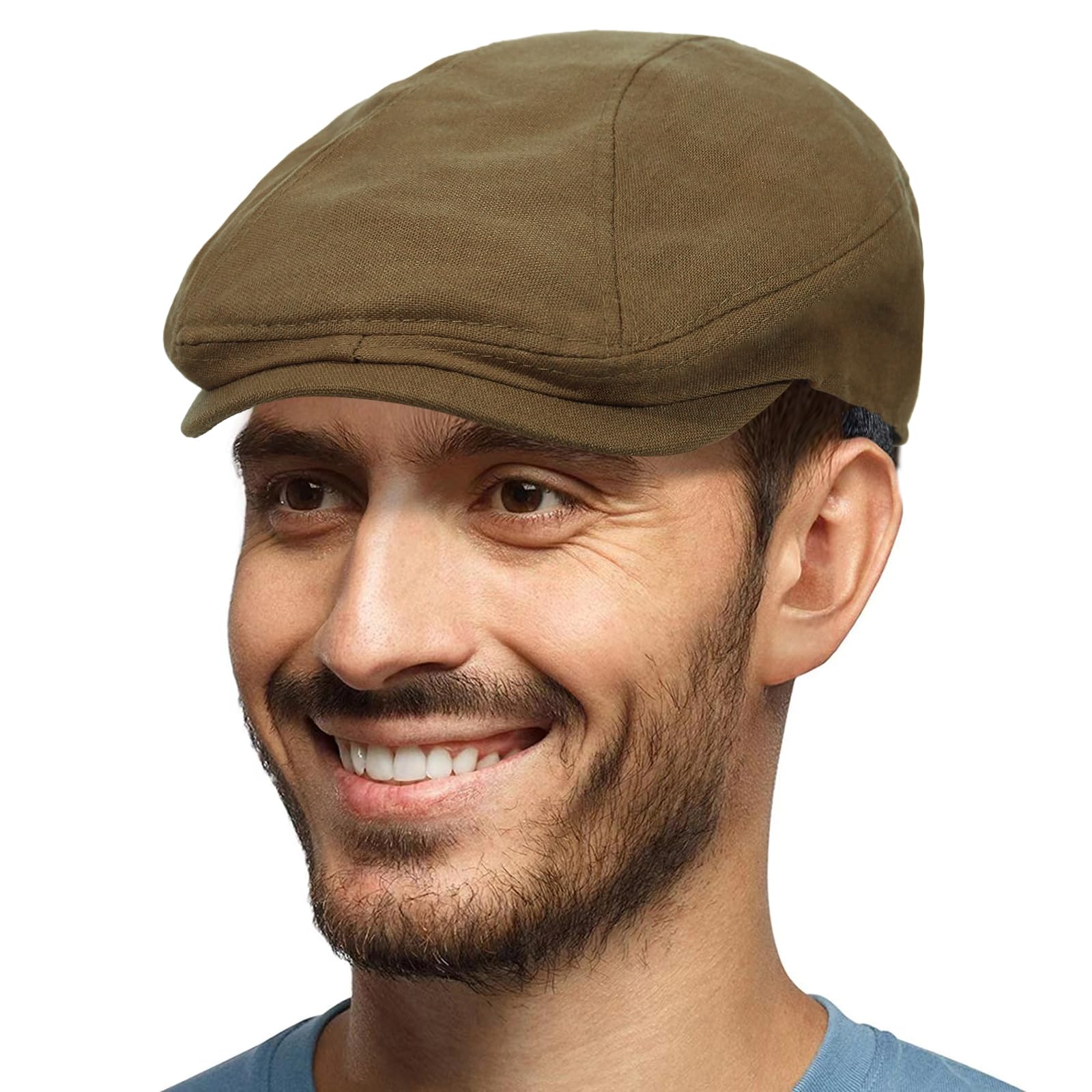 PanPacSight Men's Vintage Newsboy Gatsby Hat, Flat Ivy Cabbie Spring ...