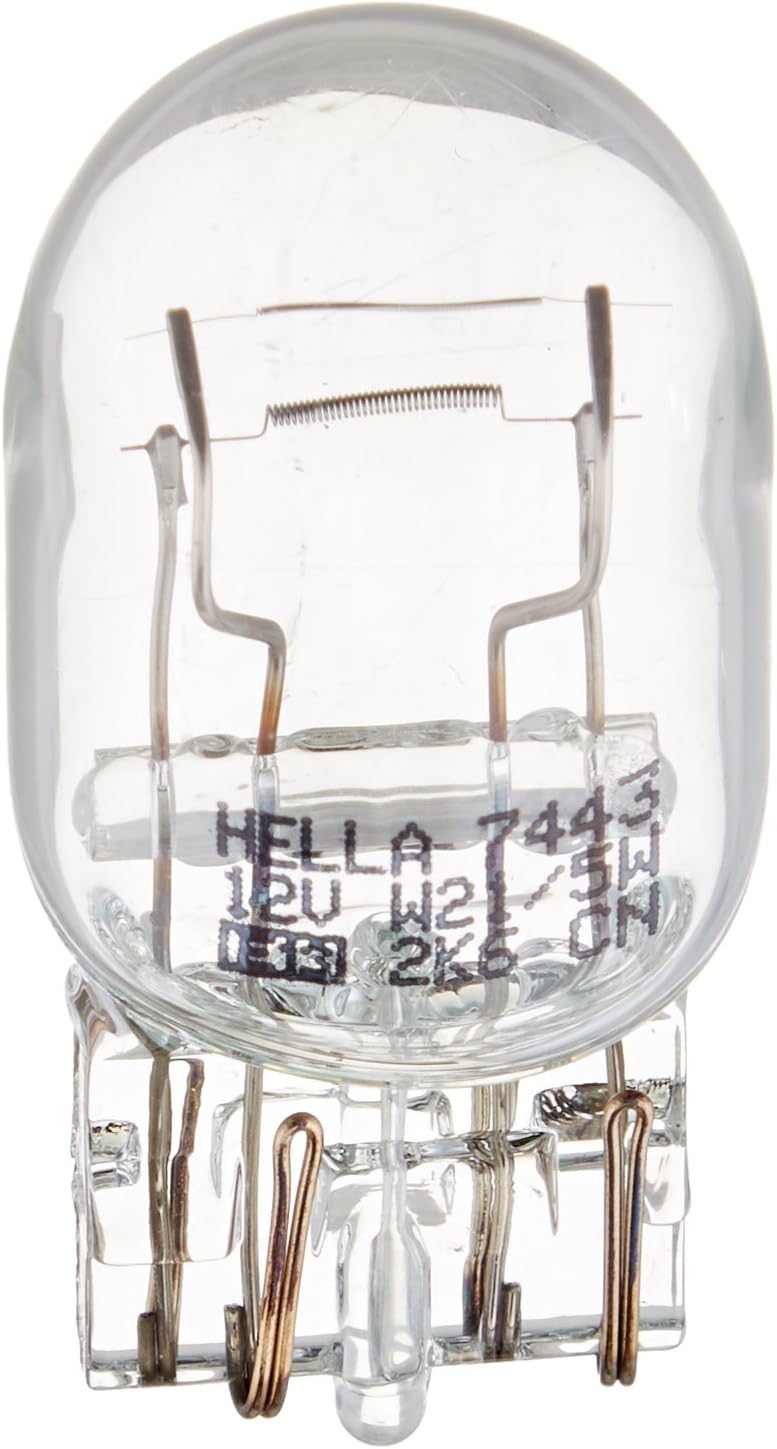 HELLA 7443TB Twin Blister Standard Miniature 7443 Bulbs, 12V, 21/5W, 2 ...