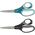 Amazon.com: Fiskars 7" Student Glitter Scissors for Kids Ages 12-14 (2 ...