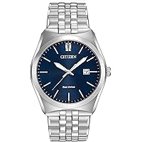Amazon.com: Citizen Men's Eco-Drive Classic Peyton Watch, 3-Hand Date ...