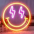 Amazon.com : Smile Face Neon Sign Dimmable Smile Face Led Sign Smile ...