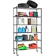 Amazon.com: 6 Tier Adjustable Metal Shelf Wire Shelving Unit Storage ...