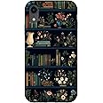 Amazon.com: iPhone XR Books And Plants Flowers Bookshelf Librarian ...