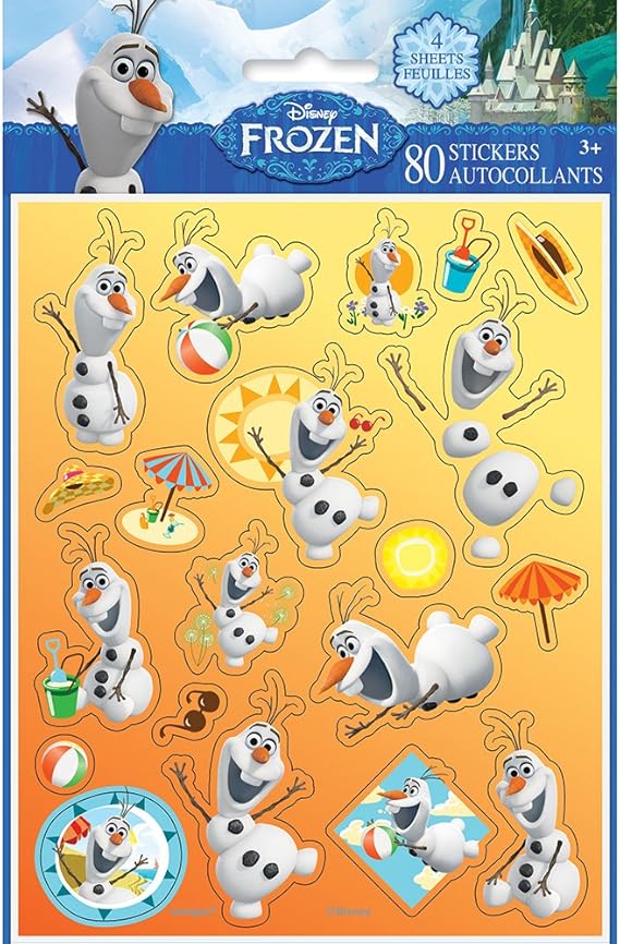 Disney Frozen Olaf Sticker Sheets, 4ct: Amazon.co.uk: Toys & Games