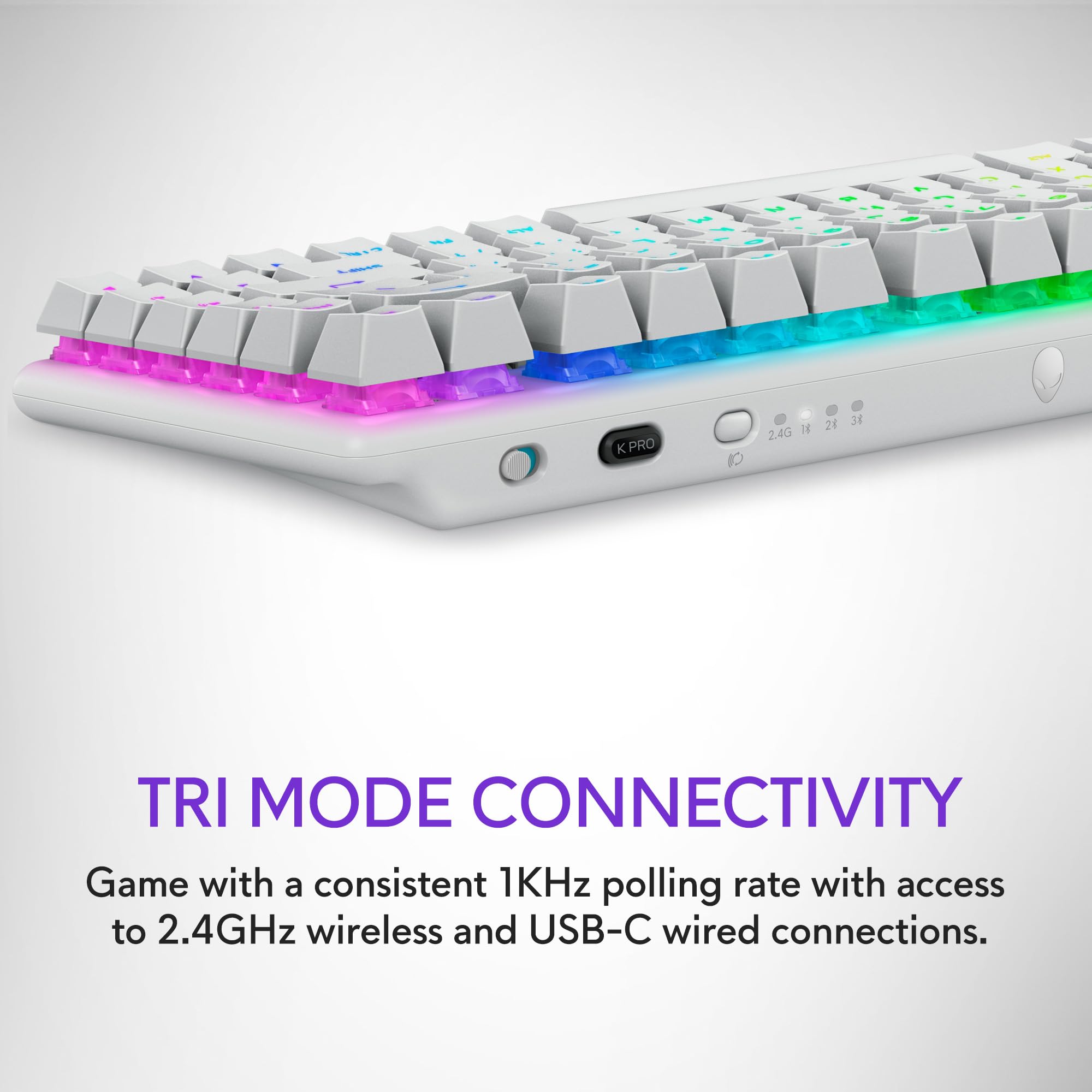 Alienware Pro Wireless Gaming Keyboard - Bluetooth 5.1/2.4 GHz Radio ...