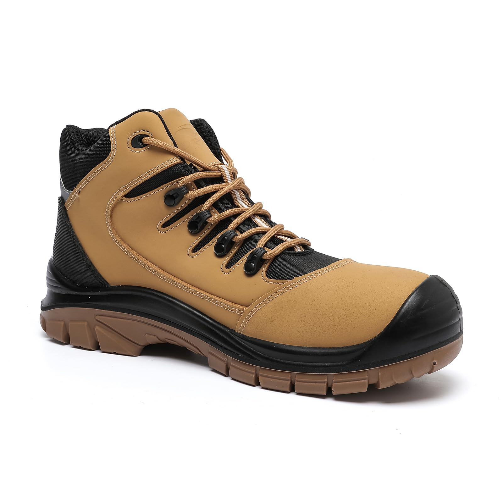 Mua Men's Steel Toe Work Boots Water Resistant Safety Shoes trên Amazon ...