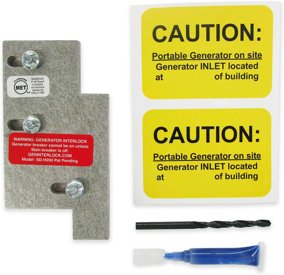 SD H200A Square D Generator Interlock Kit Homeline Indoor Or Outdoor 