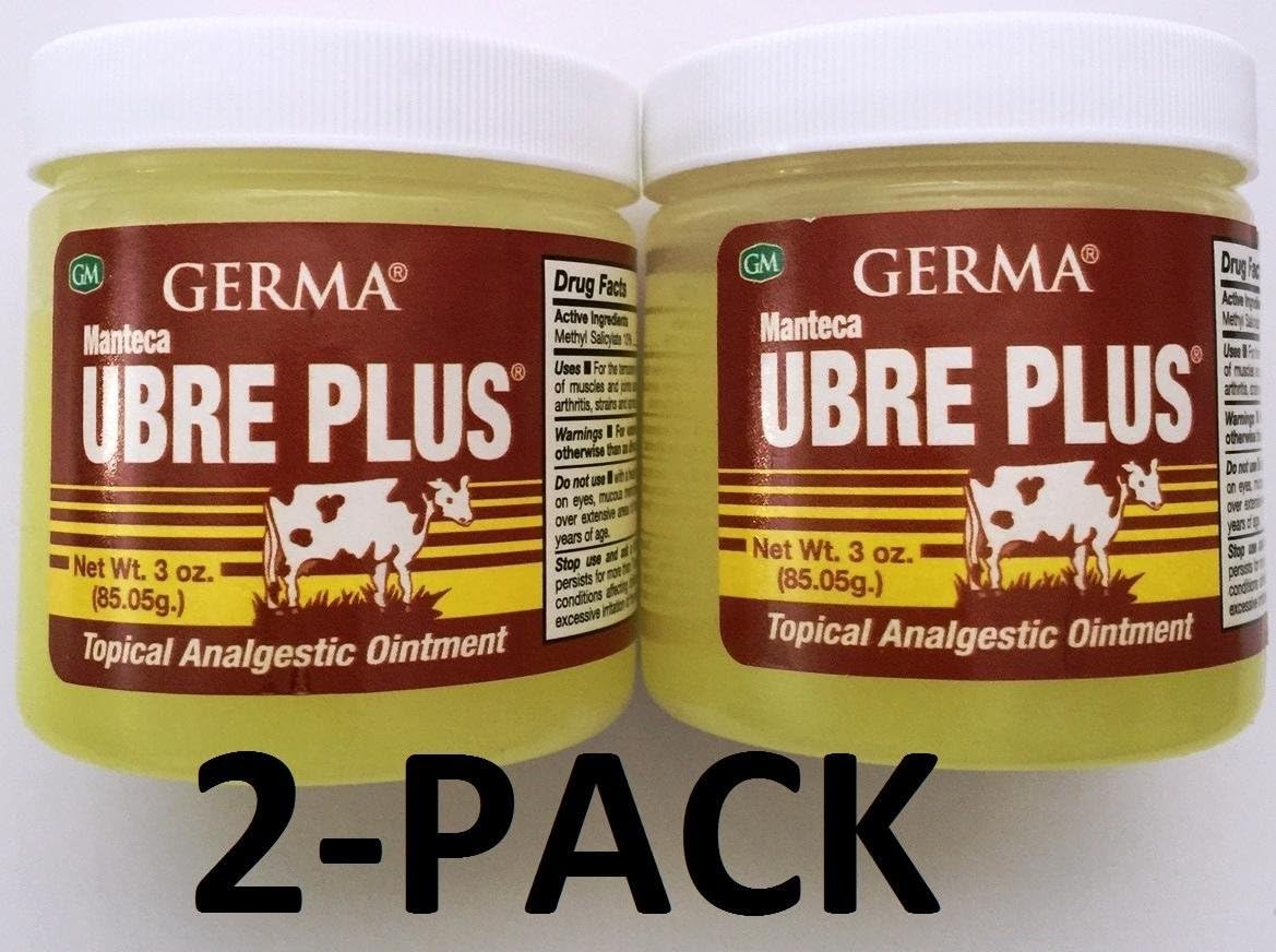 Amazon.com: Germa Manteca Ubre Plus with Tea Tree Oil 3 oz. Jar 2-Pack ...