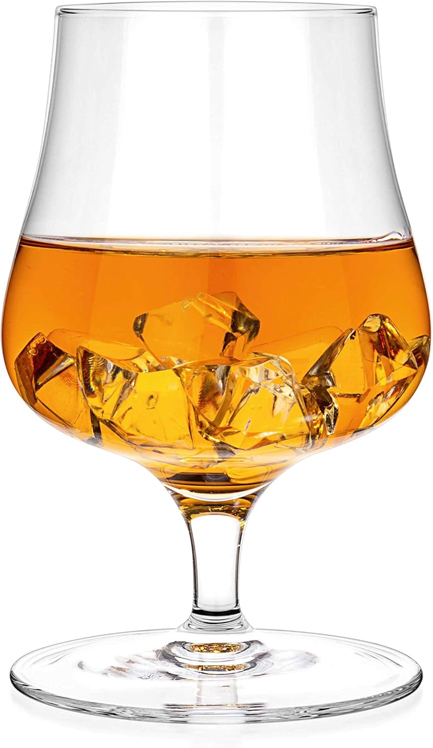 Luxbe – Brandy Whiskey Crystal Glasses Snifter, Set of 2 – Handcrafted ...