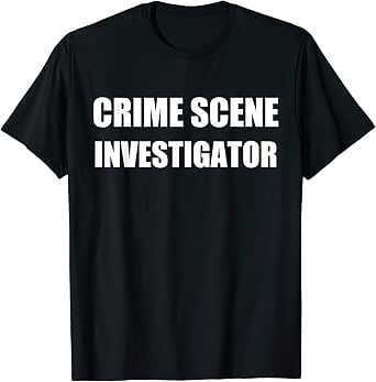 Amazon.com: Crime Scene Investigator Employees Official Uniform Work ...