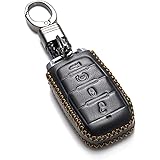 Amazon.com: Vitodeco Genuine Leather Smart Key Fob Case Cover Protector ...