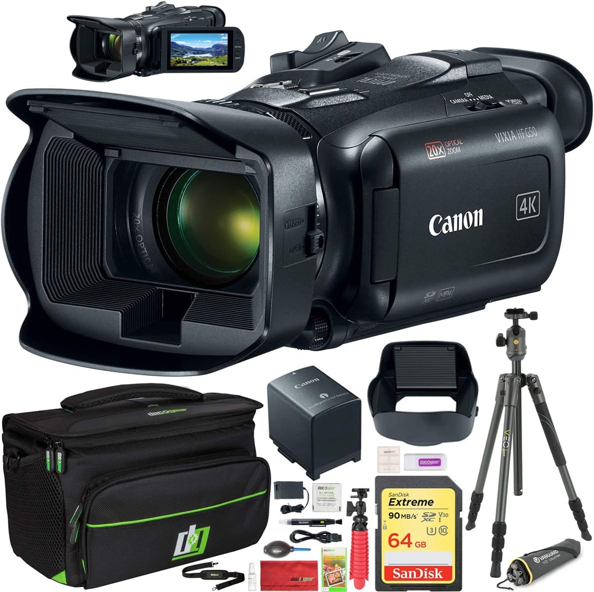 Amazon.com : Canon Vixia HF G50 4K UHD Ultra HD Video Camcorder with ...