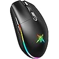 Amazon.com: TECKNET Gaming Mouse Wireless, 8000 DPI Optical Sensor, RGB ...