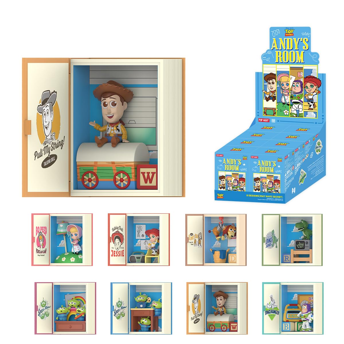 Mua POP MART Disney/Pixar Toy Story Andy's Room Series Scene Set ...