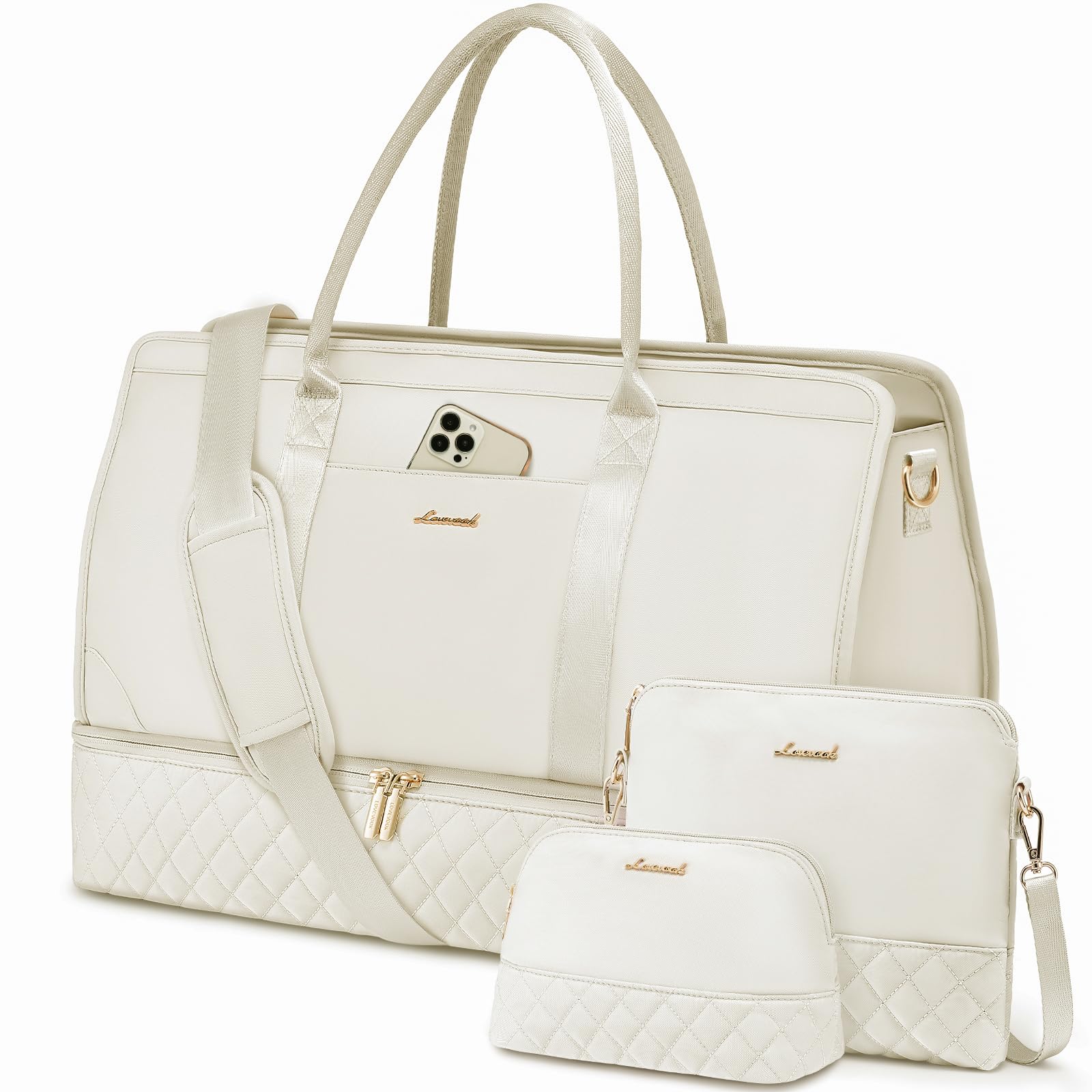 LOVEVOOK Weekender Bags for Women Travel Duffle Bag with Shoe ...