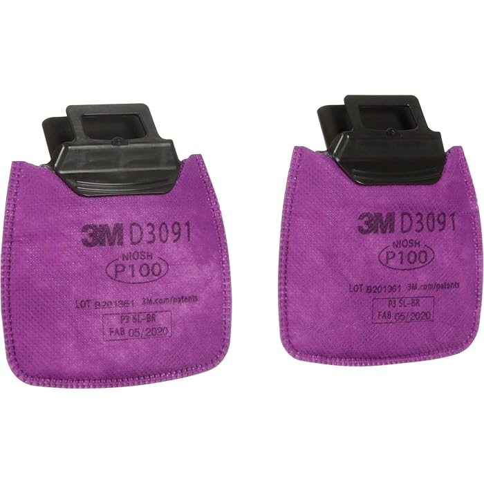 Buy 3M P100 Respirator Filter, Secure Click D3097 Nuisance Level ...