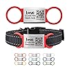 Personalized QR Code Pet ID Tag – Silent Slide-On Name Tag for Dogs and ...