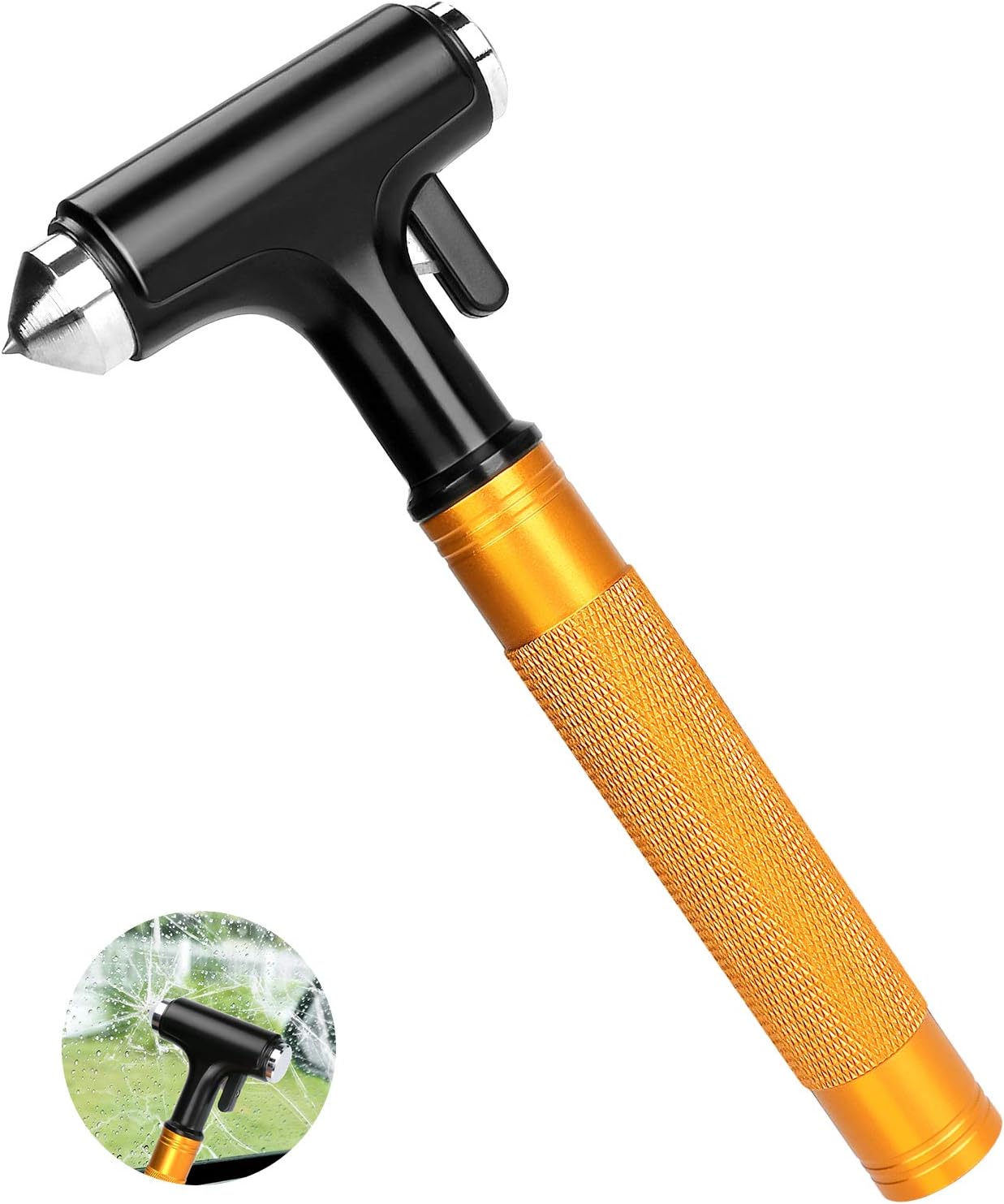 Bestcool Safety Hammer, Emergency Escape Car Window Hammer Metal ...