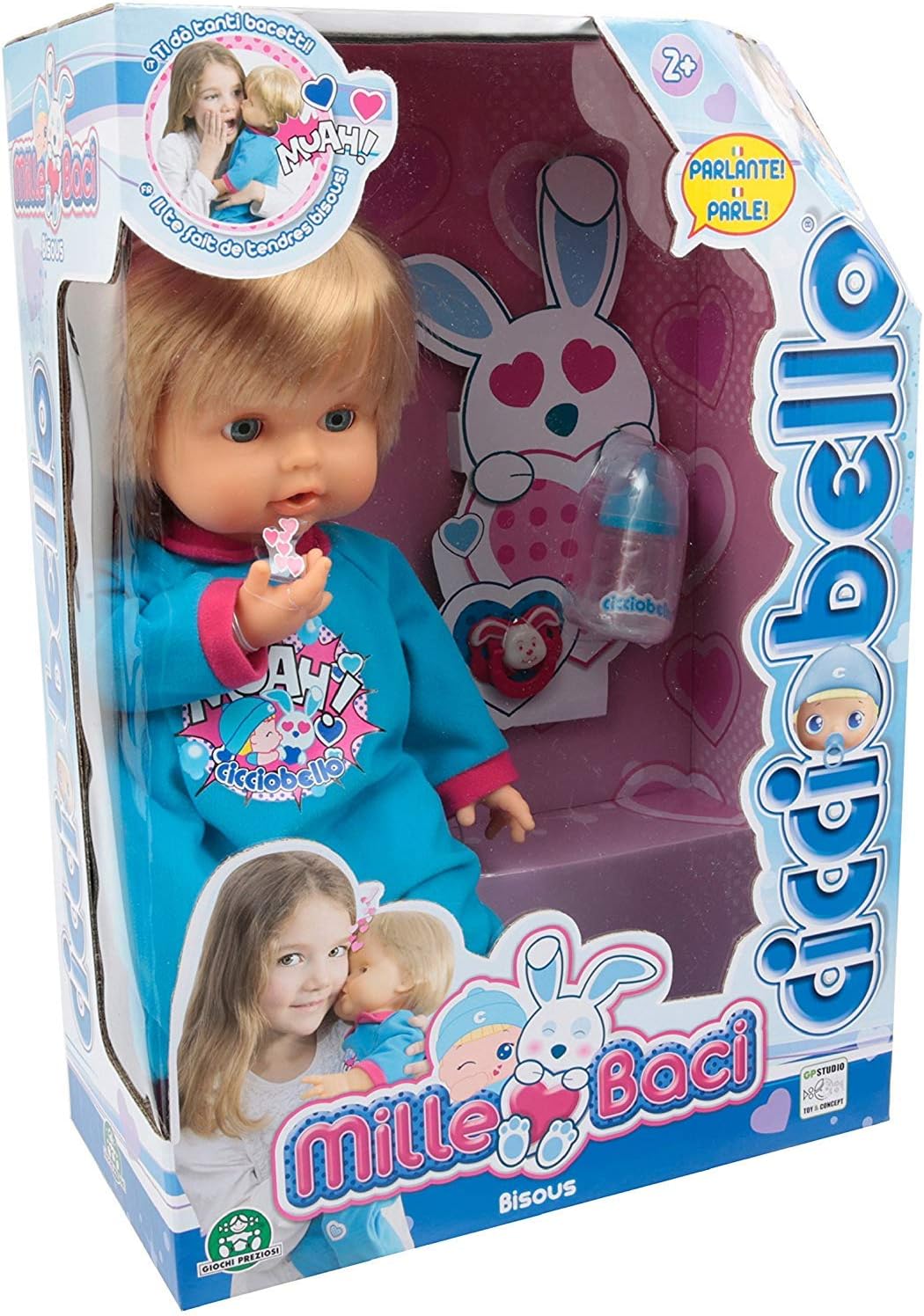 Bambole e accessori Bambolotto Cicciobello Mille Baci Parlante ...
