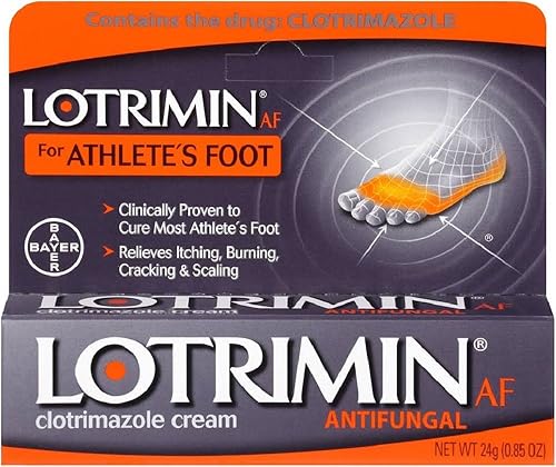 Lotrimin AF For Athlete's Foot Antifungal Clotrimazole Cream 0.85 Oz ...