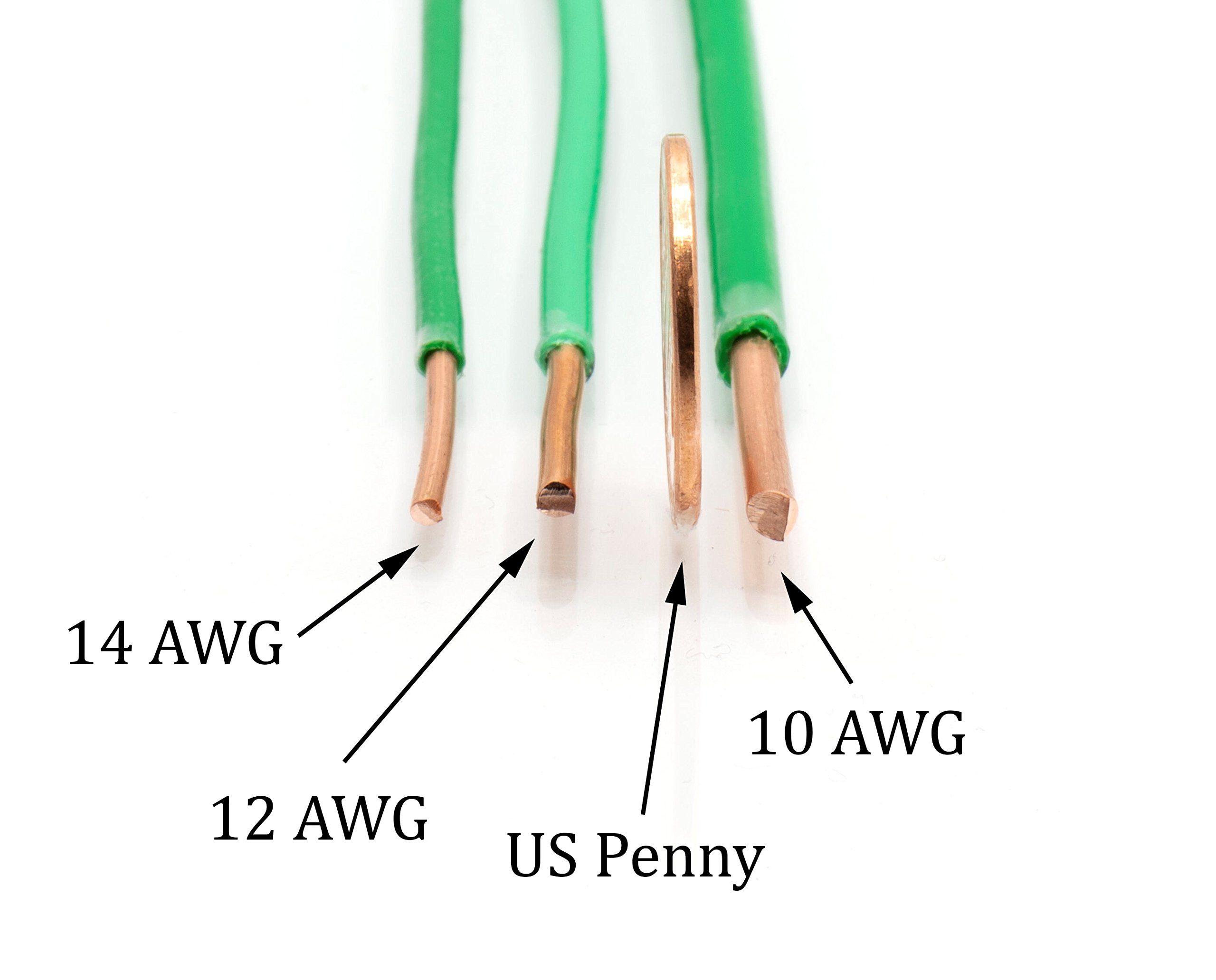 Mua THE CIMPLE CO 10 Foot - 10 AWG Solid Copper Wire - 10 Gauge Green ...