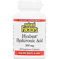 Amazon.com: Natural Factors - Hyabest Hyaluronic Acid, Supports Healthy ...