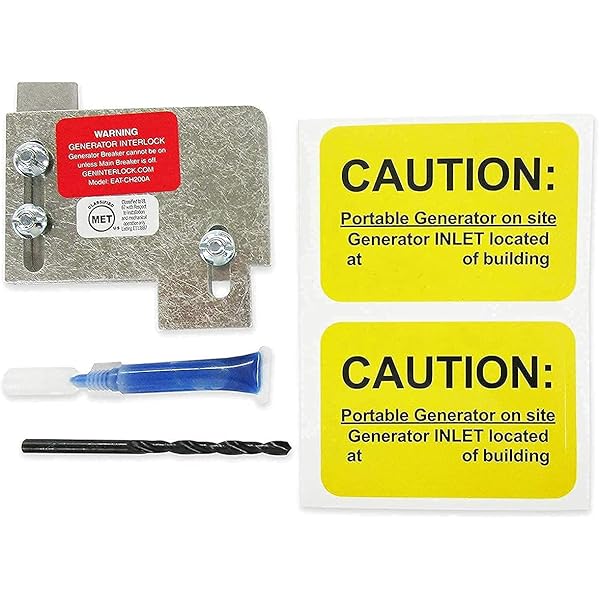 GenInterlock GE-100A Generator Interlock Kit Breaker Panel, 49% OFF