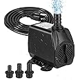 Amazon.com : Winkeyes 675GPH Fountain Pump, 45W Outdoor Fountain Pump ...