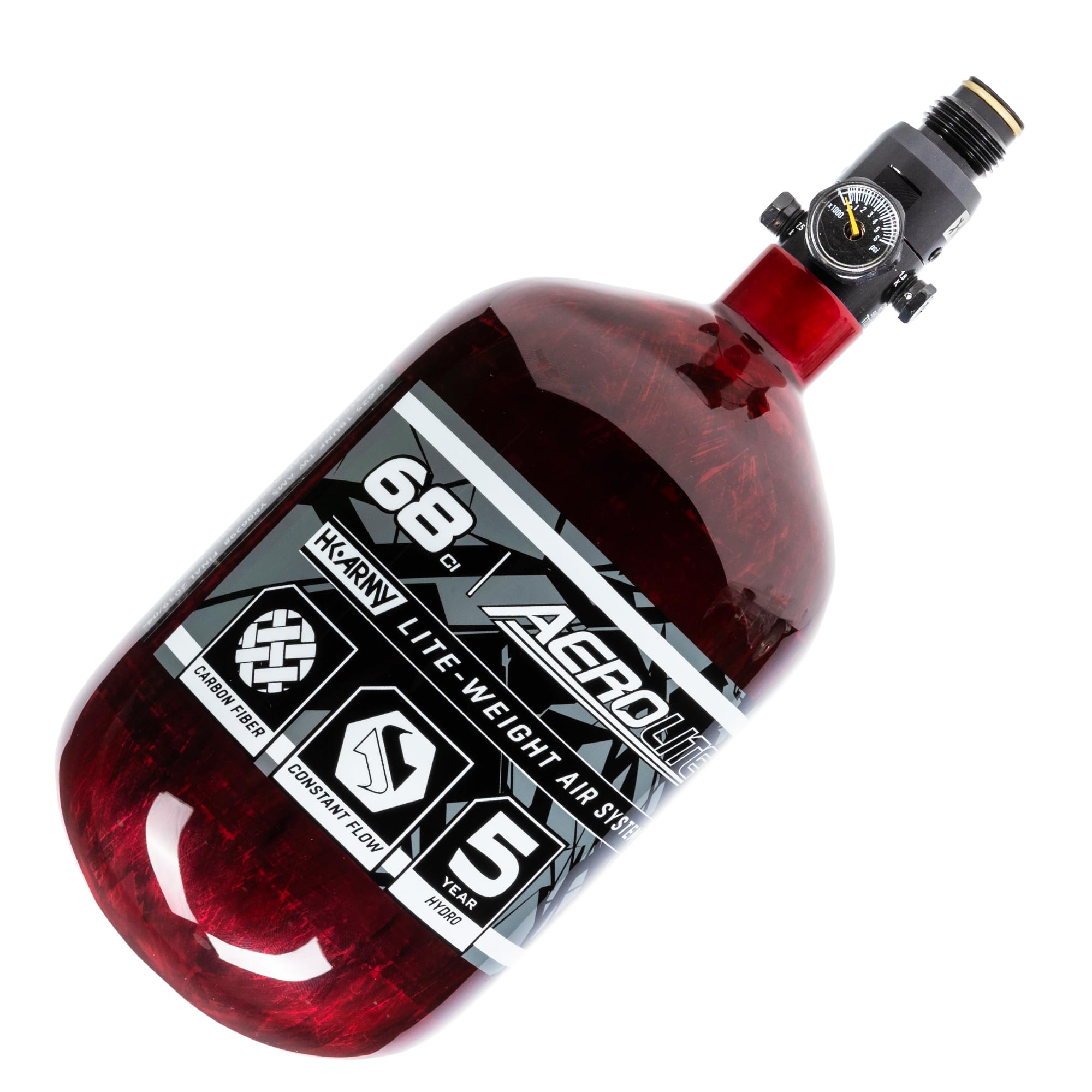 HK Army 68/4500 Aerolite HPA Compressed Air Tank System - Red for sale ...