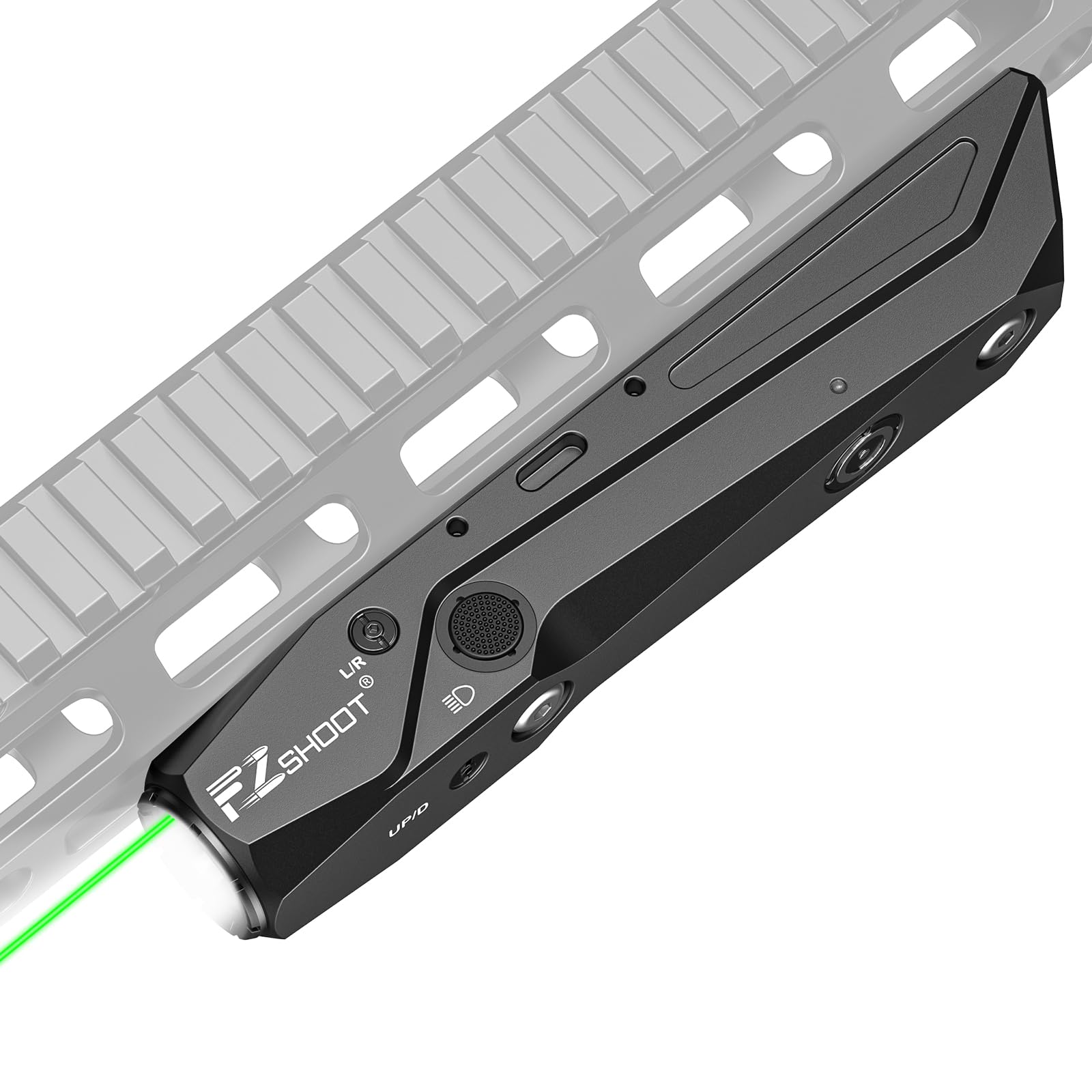 EZshoot 1700 Lumens Tactical Laser Light Combo for Rifle with Magnetic ...