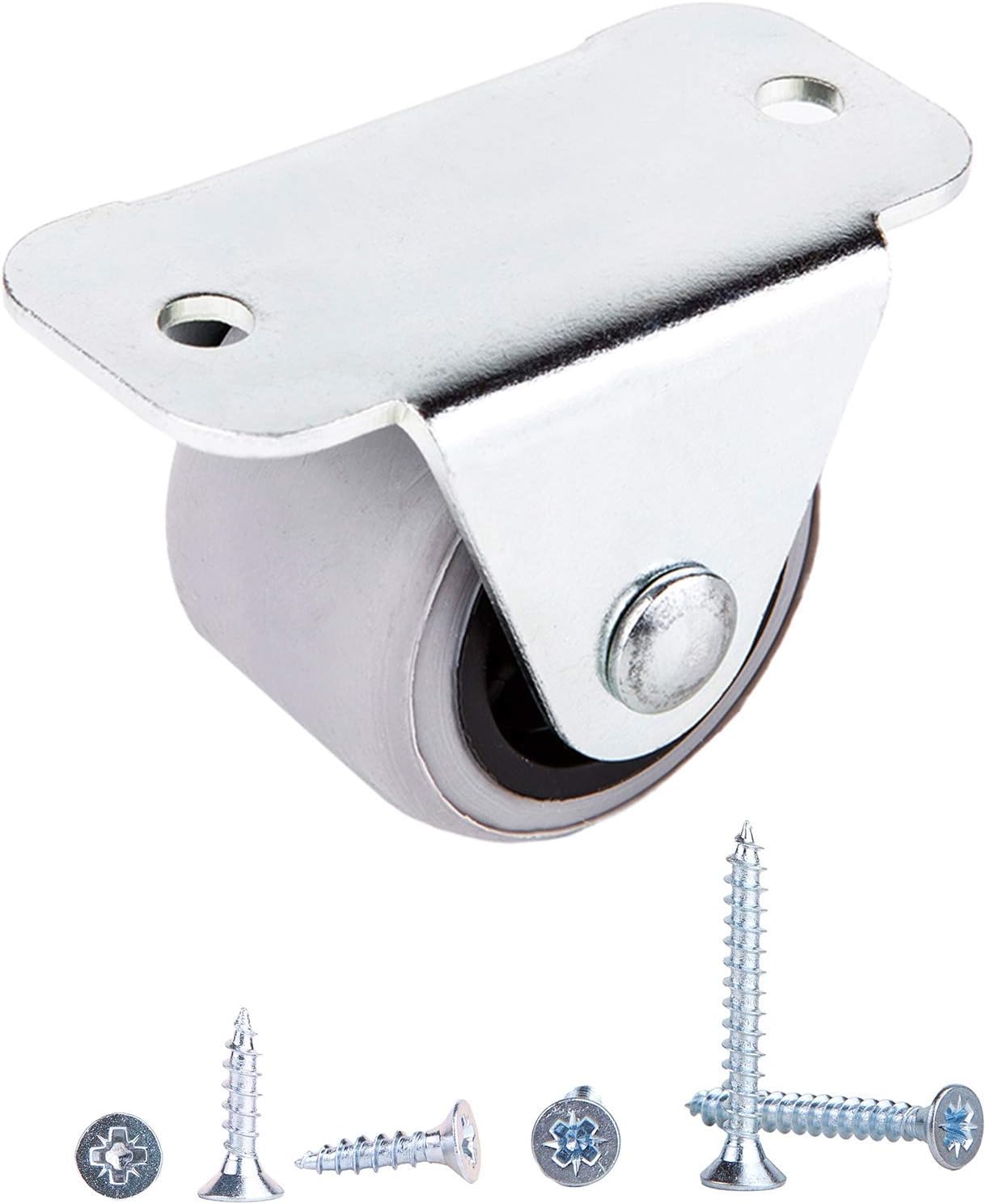 (Pack of 50) 30 mm Small Wheel Castors Rubber Casters Castors for ...