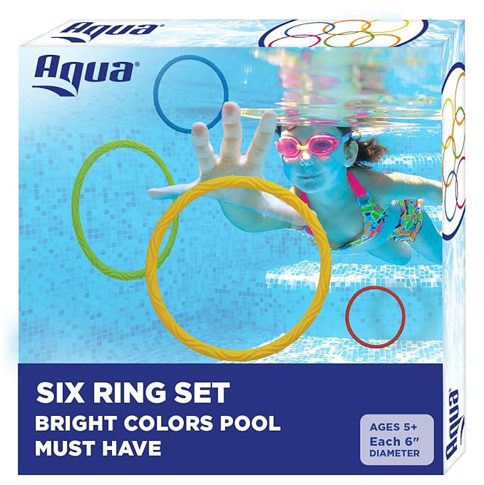 Buy Aqua Games Dive Rings (Set of 6) by Aqua Leisure Online at Low ...
