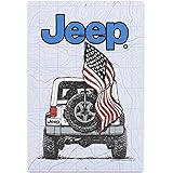 Amazon.com: Jeep Round Embossed Metal Sign - Vintage Jeep Sign for ...