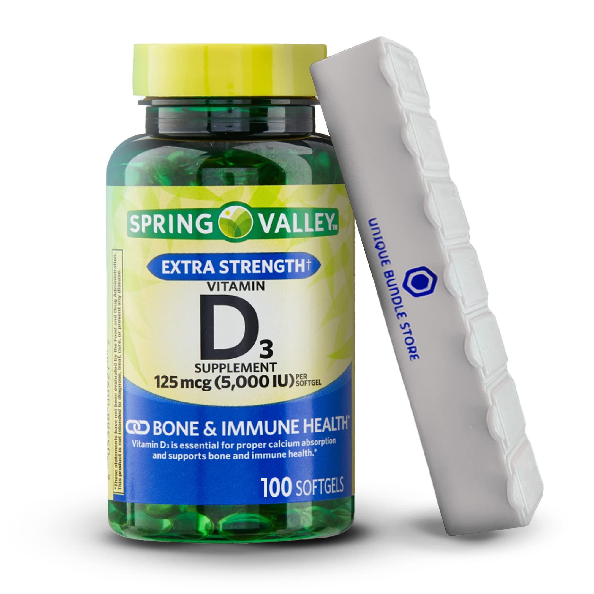 Mua Spring Valley, Vitamin D3 Softgels, Vitamin D3 5000 IU, 100 Count ...