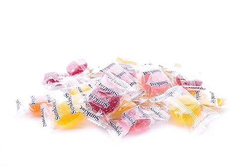 Sunkist Fruit Gems - 2 LB Resealable Stand Up Candy Bag - Sugar Coated ...