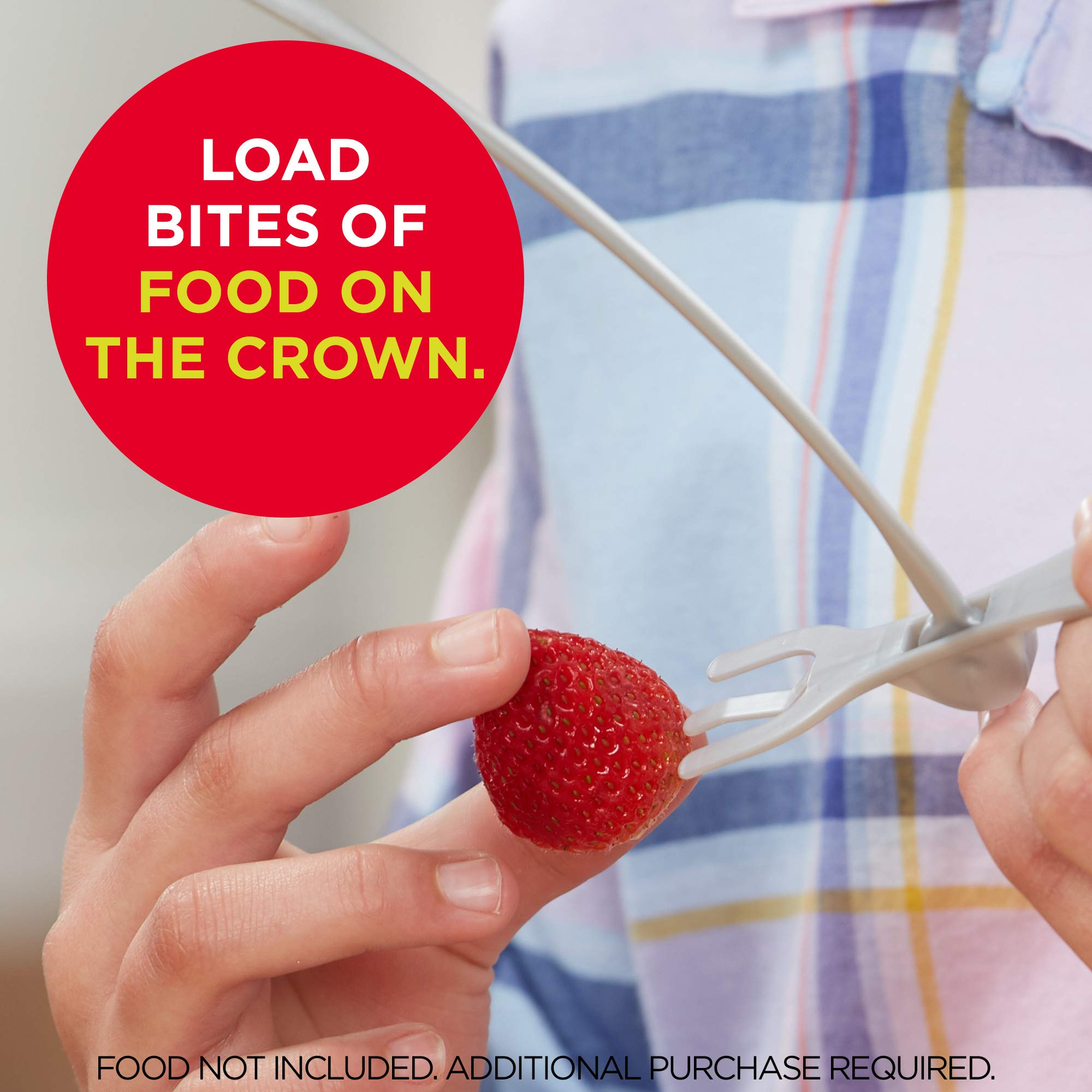 Chow Crown Game Kids Electronic Spinning Crown Snacks Food Kids ...