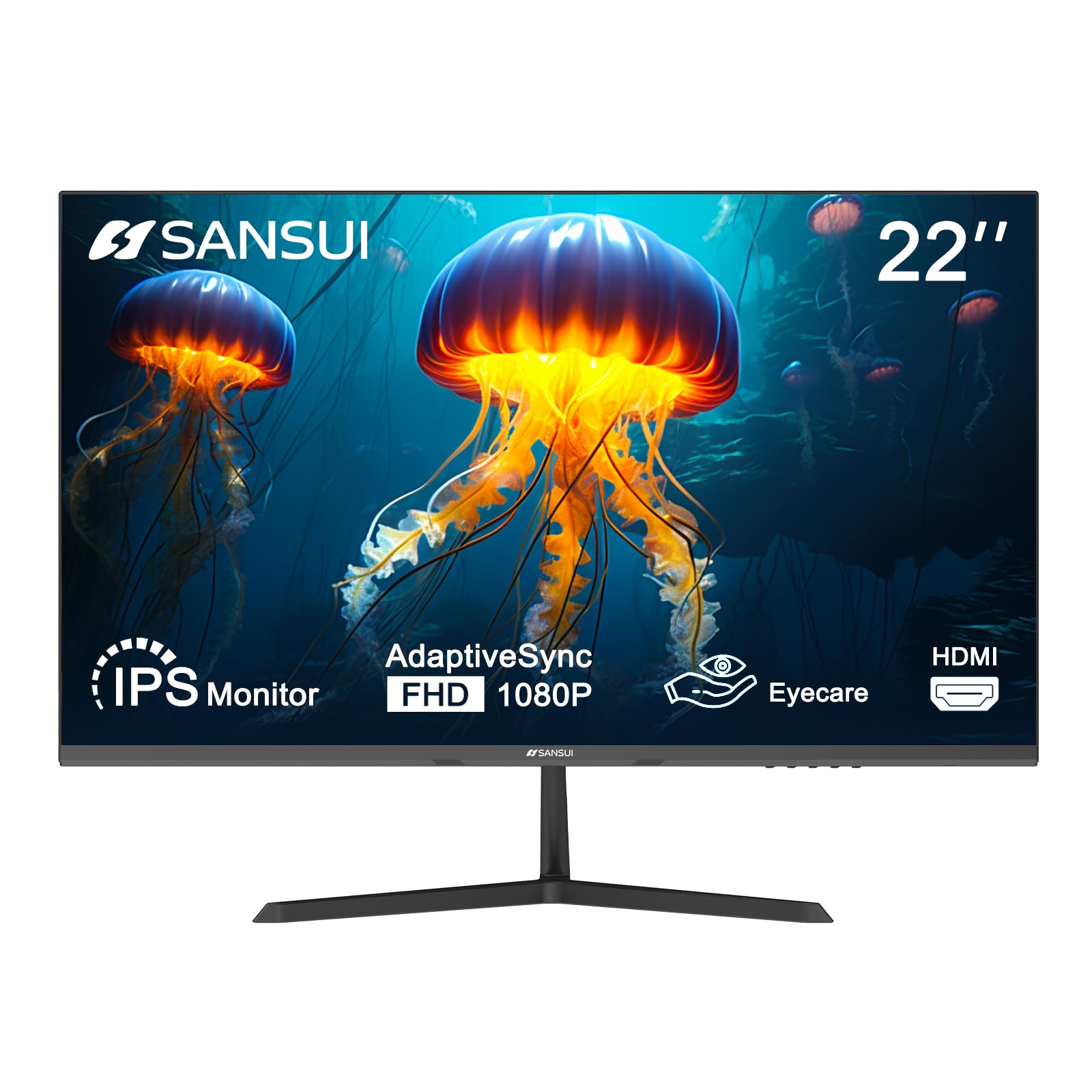 Mua SANSUI Computer Monitor 22 inch IPS 75hz 1080P PC Monitor HDMI,VGA ...