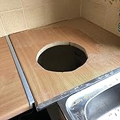 Worktop Mounted waste bin, 13 litres: Amazon.co.uk: Kitchen & Home