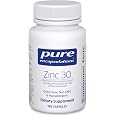 Amazon.com: Pure Encapsulations Zinc 30 mg - Highly Absorbable - for ...