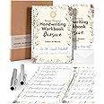 Amazon.com: UNCLE EJ® Grooved Cursive Handwriting Workbook Kit - Large ...