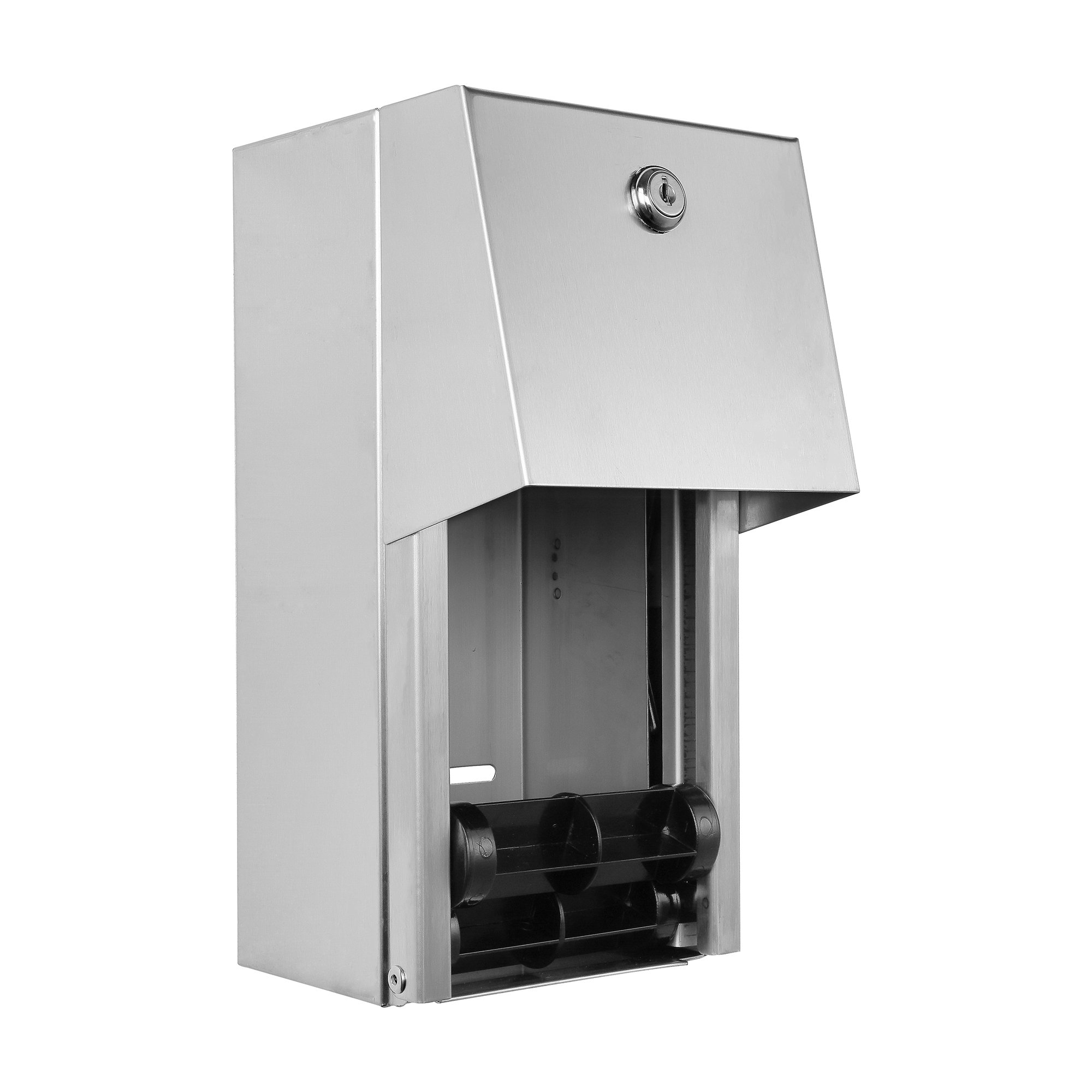 Dual Rolls Commercial Toilet Paper Dispenser - 304 Commercial Grade 2 ...