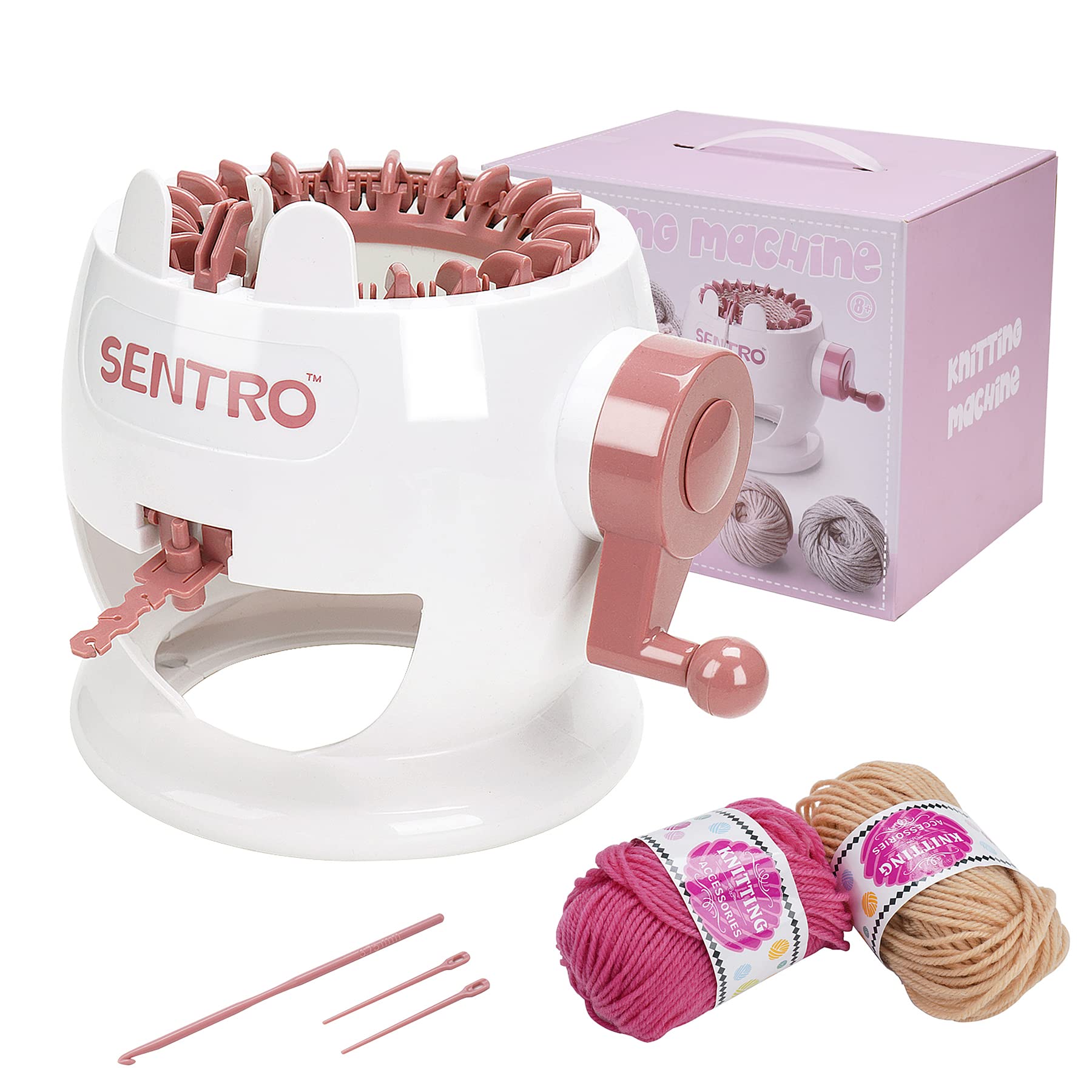 YIMORIA SENTRO Knitting Machine, Rotary Adult Smart 22 Needles Knitting ...