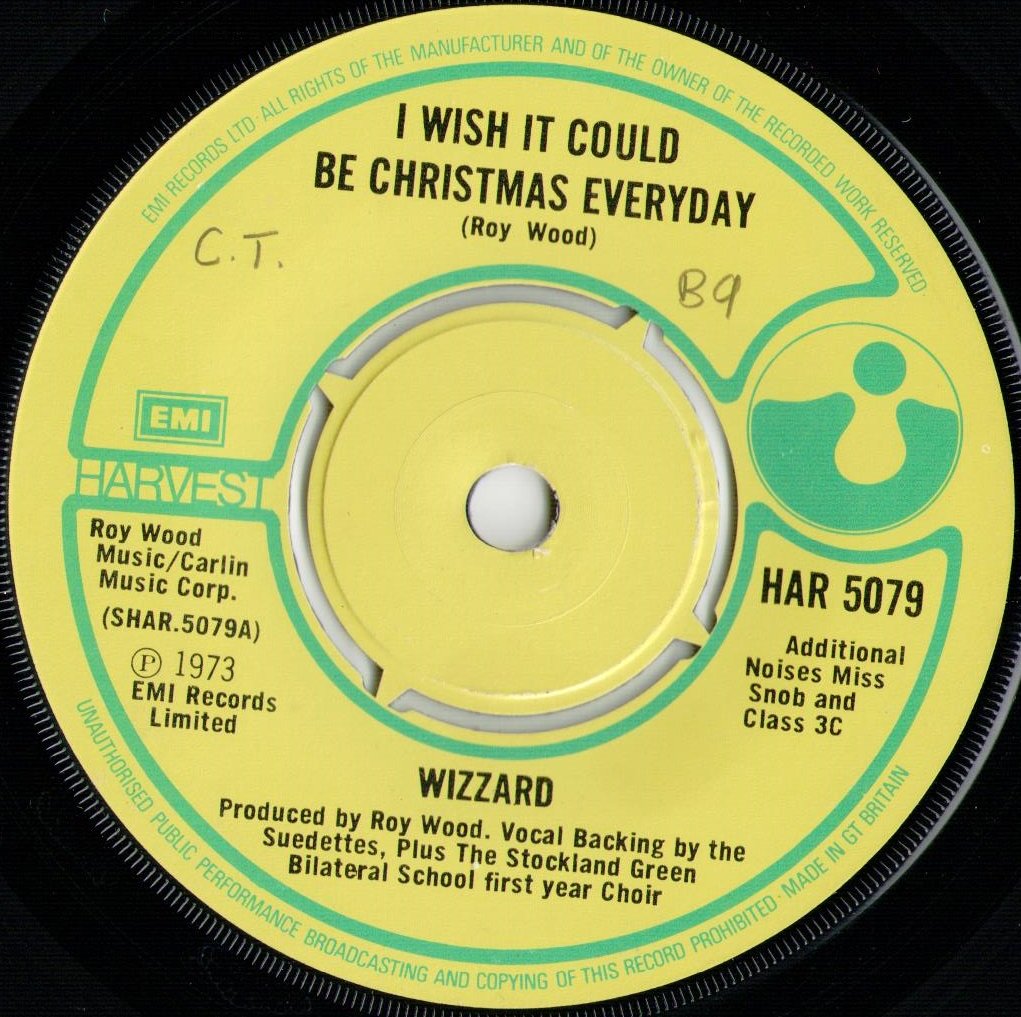 Wizzard - I Wish It Could Be Christmas Everyday - 7" Single 1973 ...