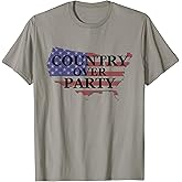 Amazon.com: Country over Party T-Shirt : Clothing, Shoes & Jewelry